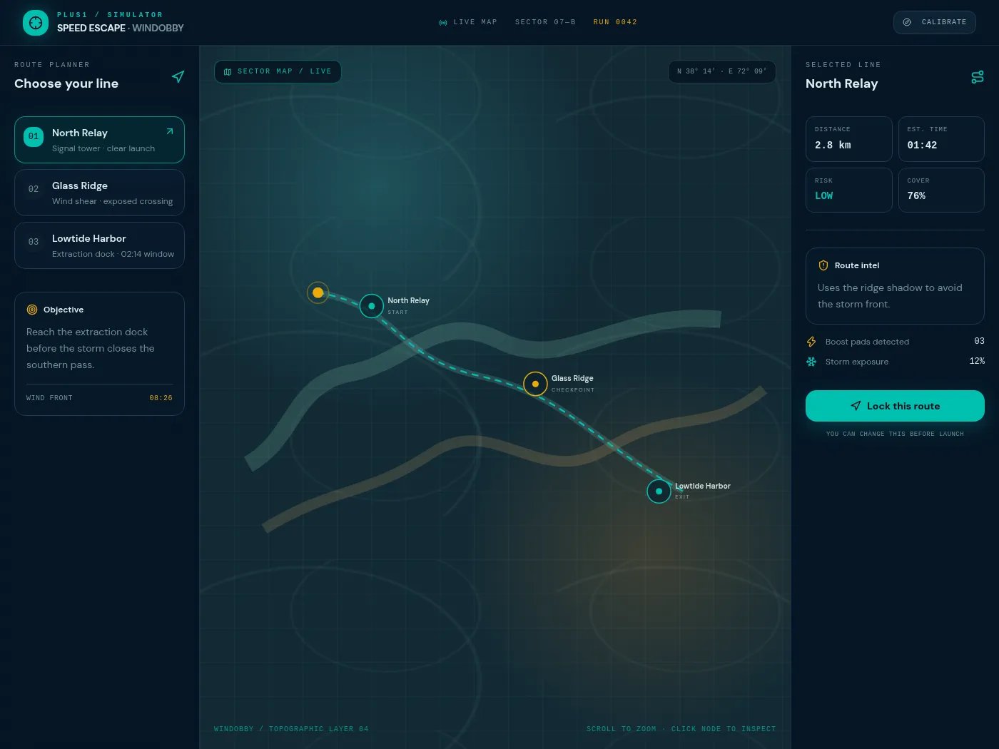 Plus1 Speed Escape Map