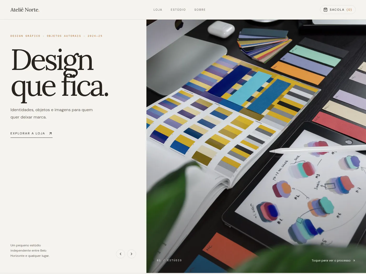 Designer Portfolio Shop