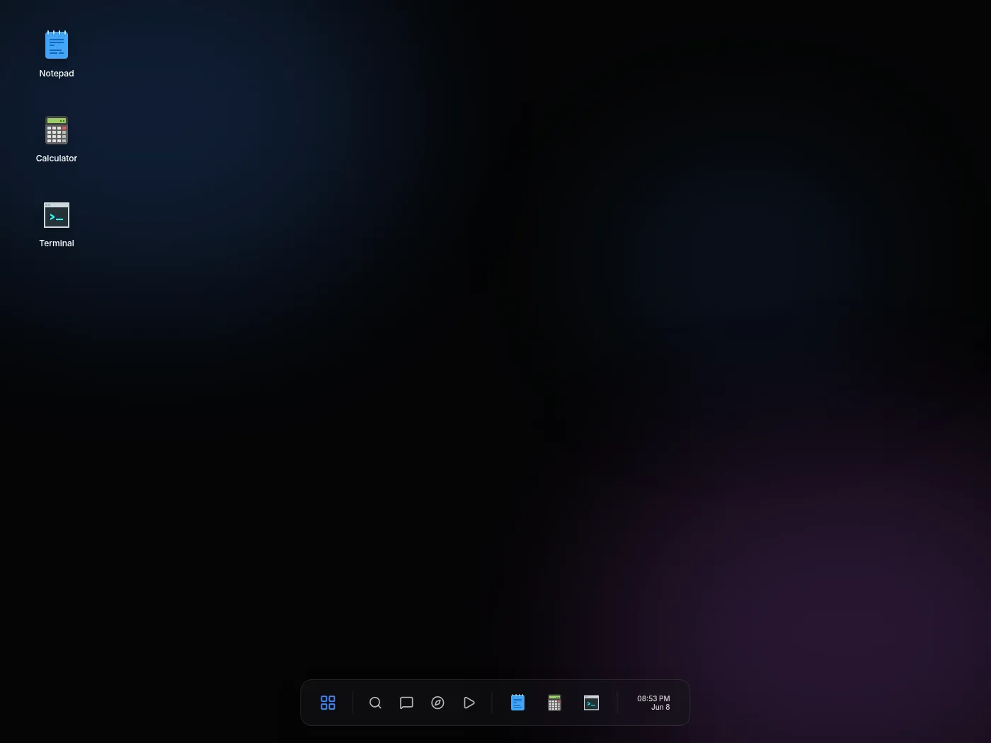 Win12 Web Desktop Sim