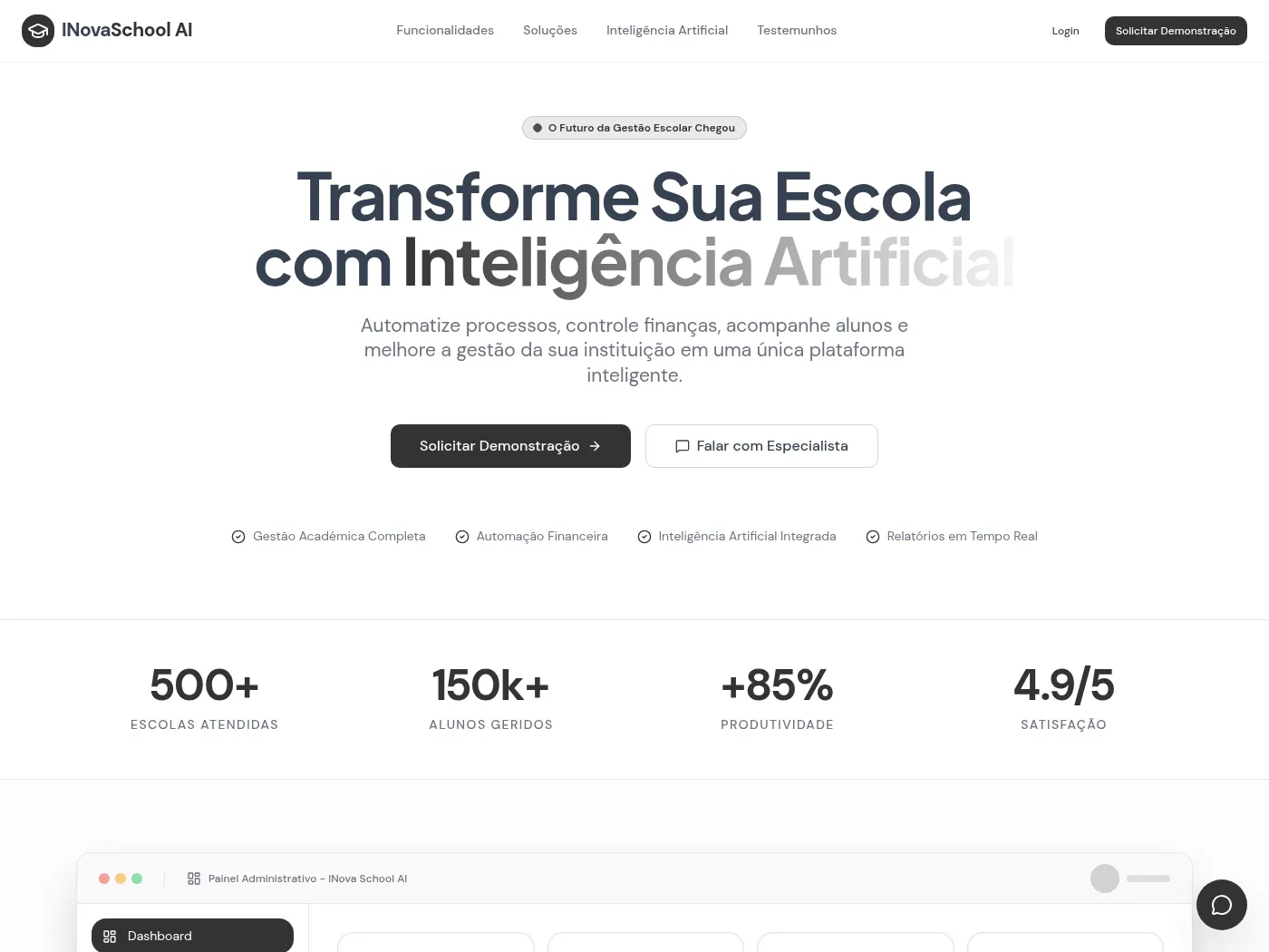 INova School AI Landing