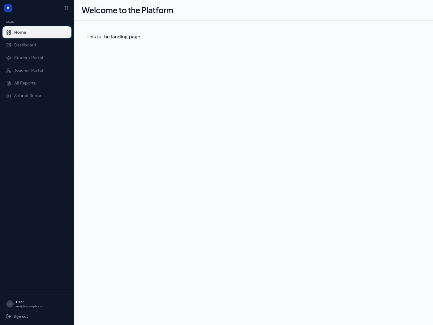 ReportHub Internship Portal