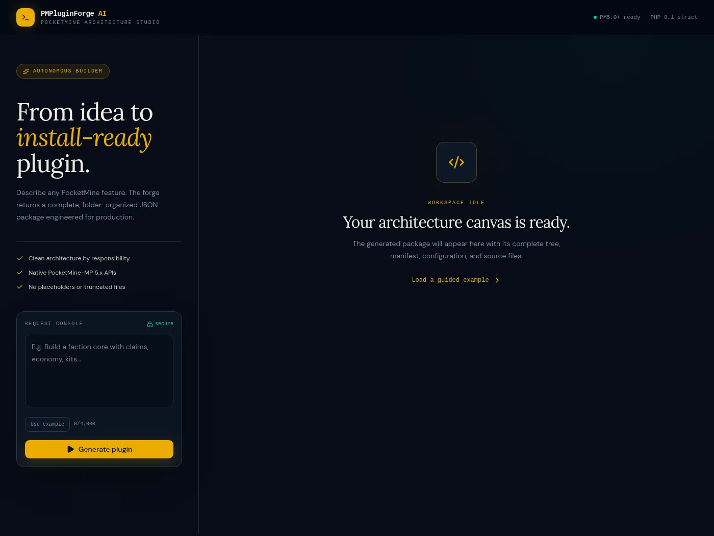 PMPluginForge AI Studio