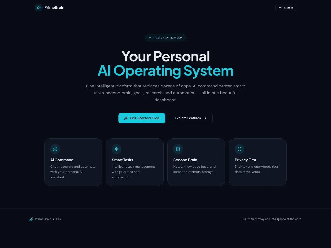 PrimeBrain AI OS