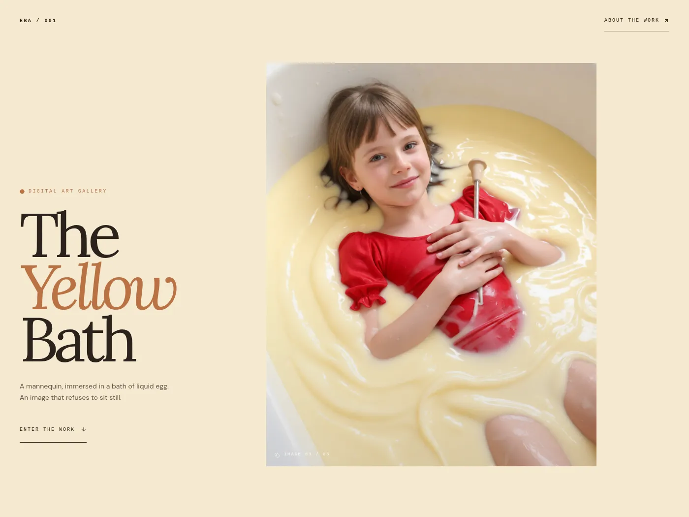 Egg Bath Art Gallery