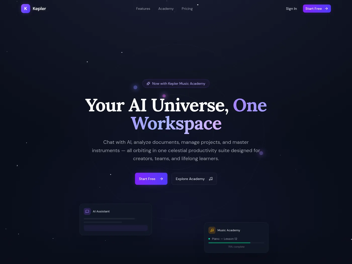 Kepler AI Productivity Suite