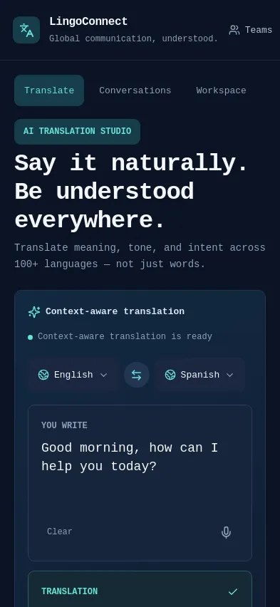 LingoConnect Mobile