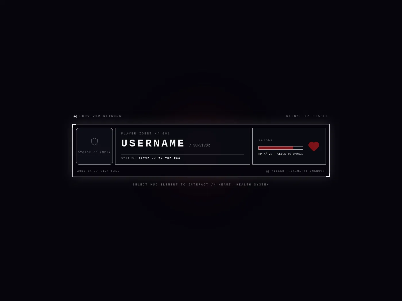 Survivor vs Killer GUI