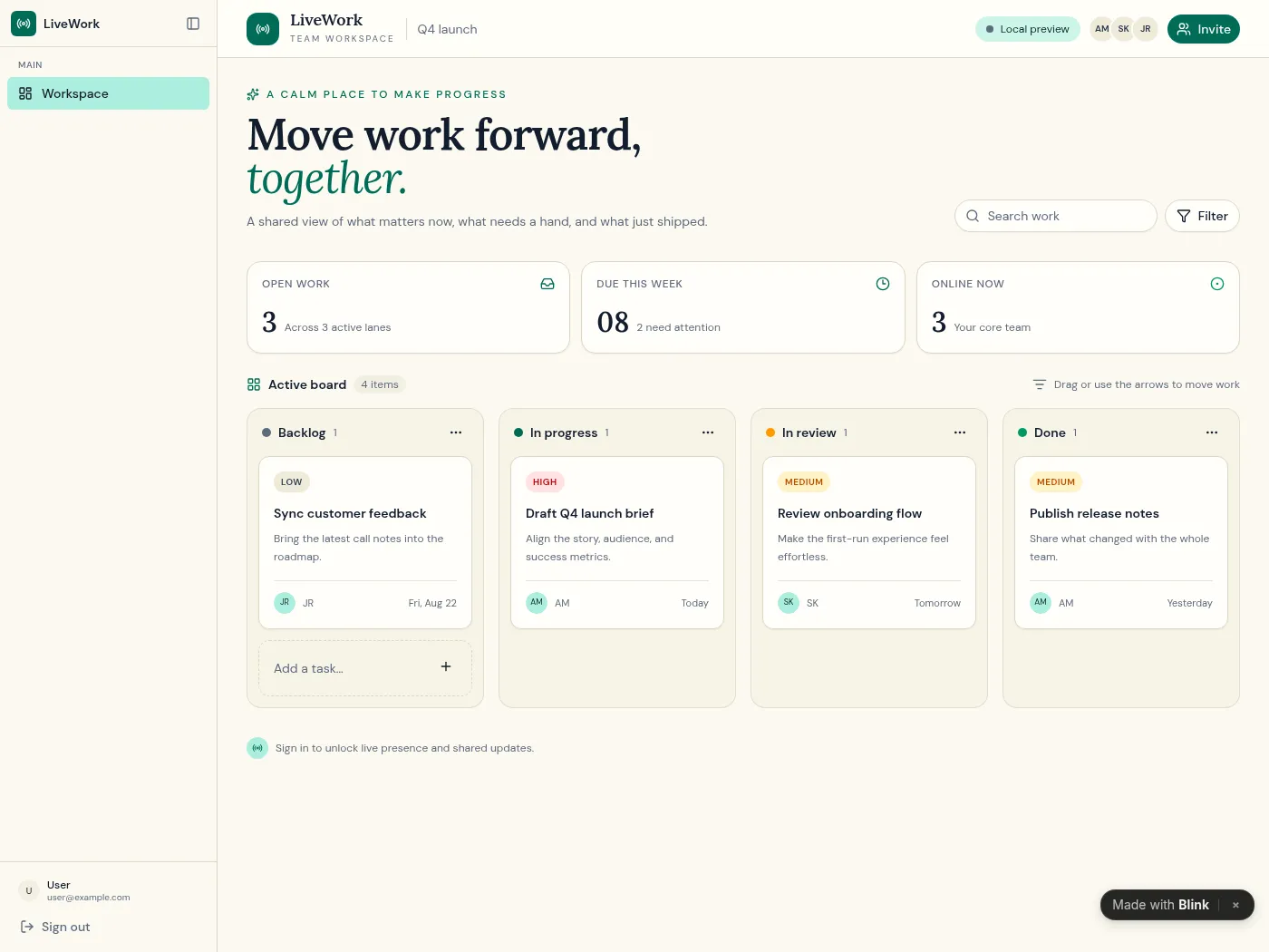 LiveWork Hub
