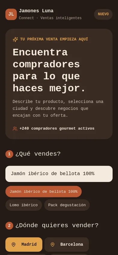Jamones Luna Connect