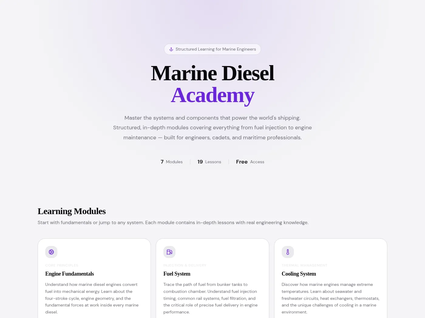 Marine Diesel Academy