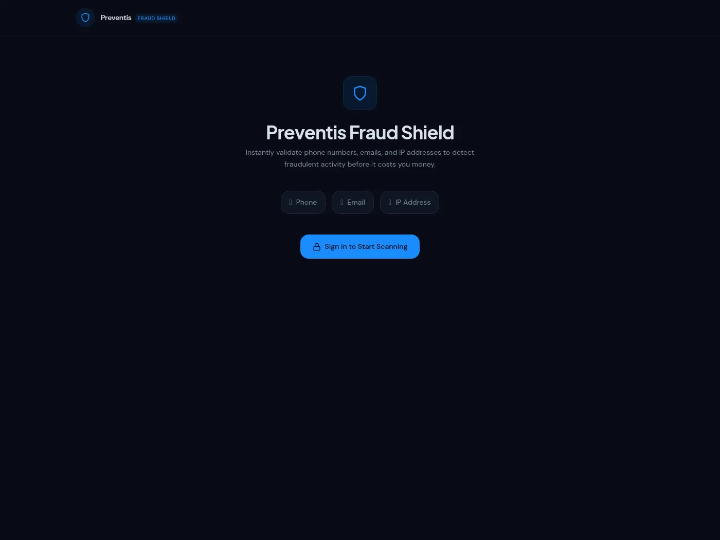 Preventis Fraud Shield