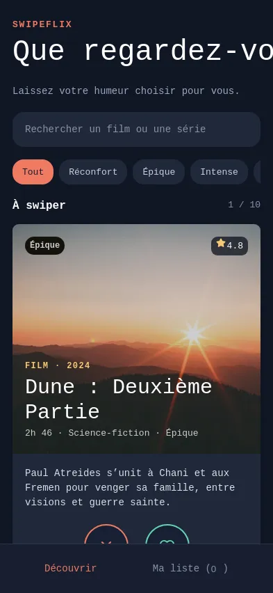 SwipeFlix