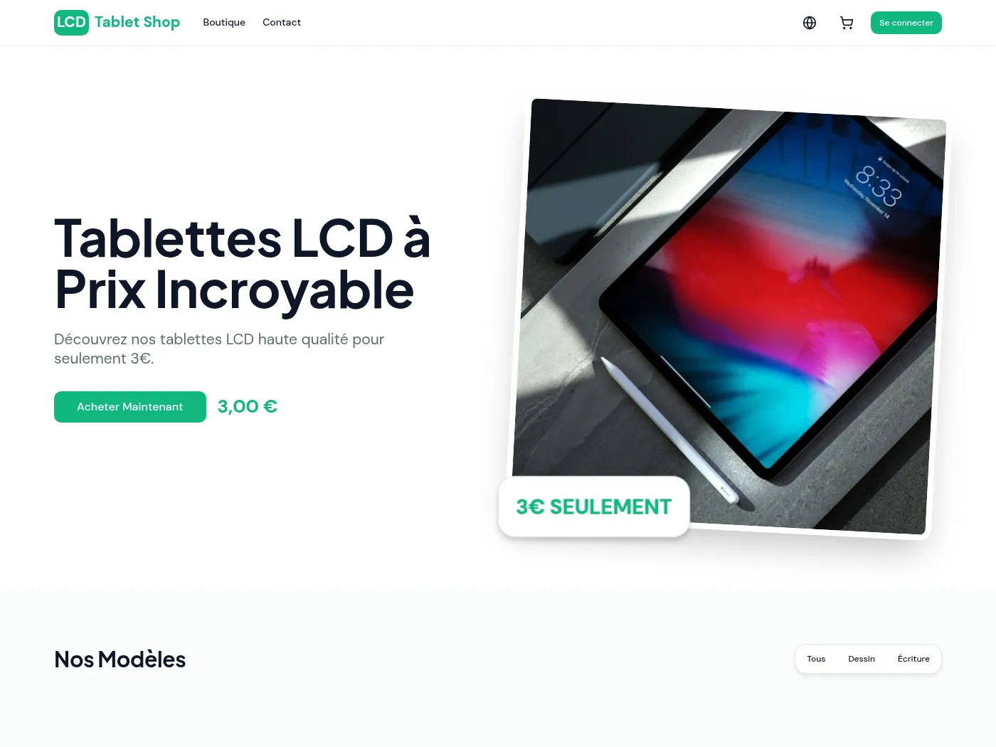 LCD Tablet Shop