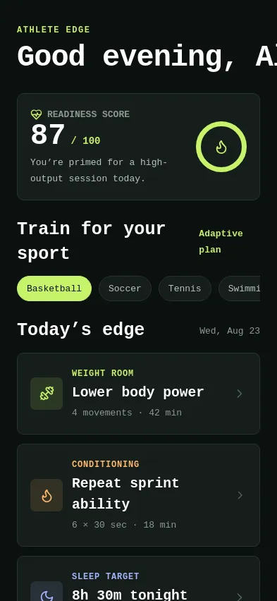 Athlete Edge Mobile
