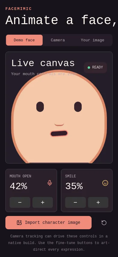 FaceMimic Animator