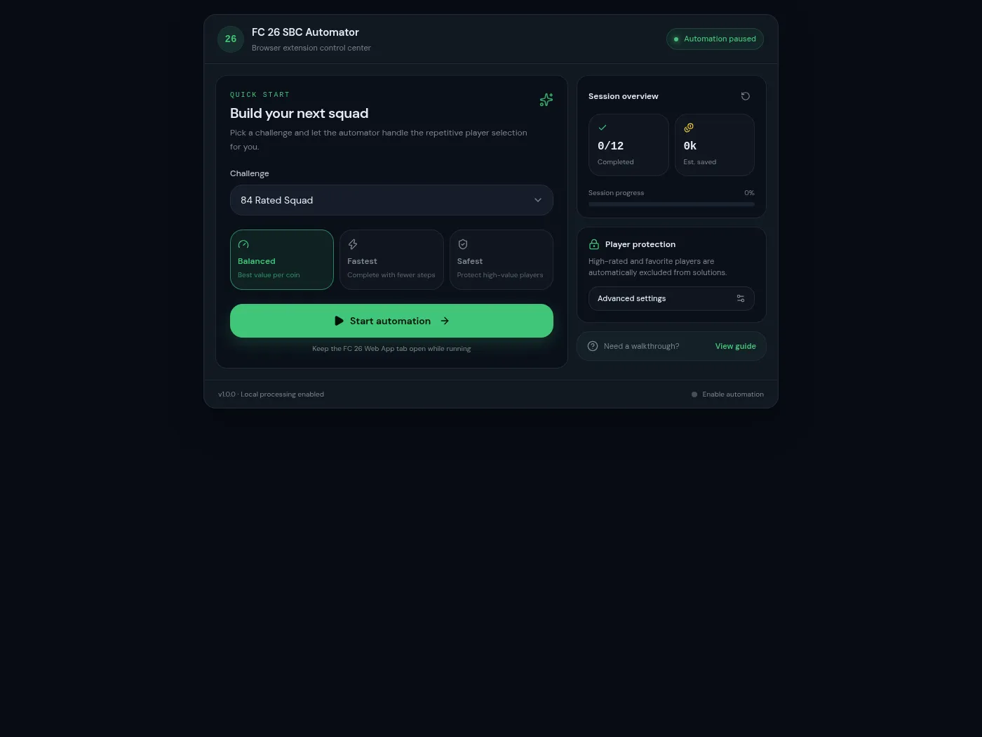 FC26 SBC Automator