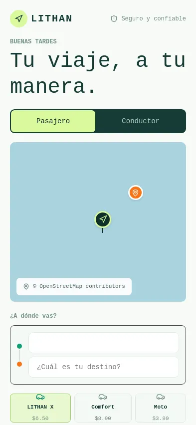 Lithan Mobility App