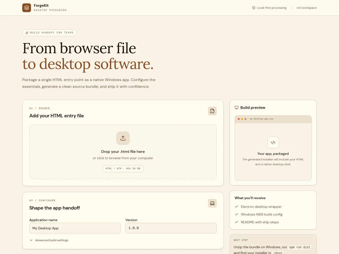 HTML to EXE Converter