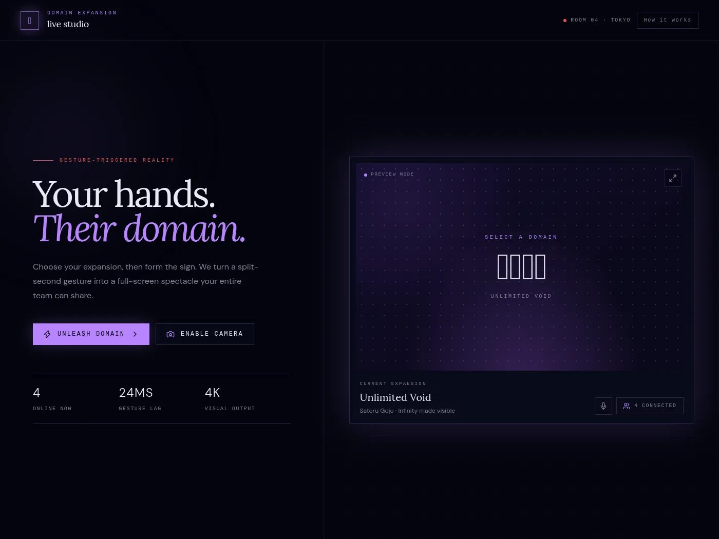 Domain Expansion Live