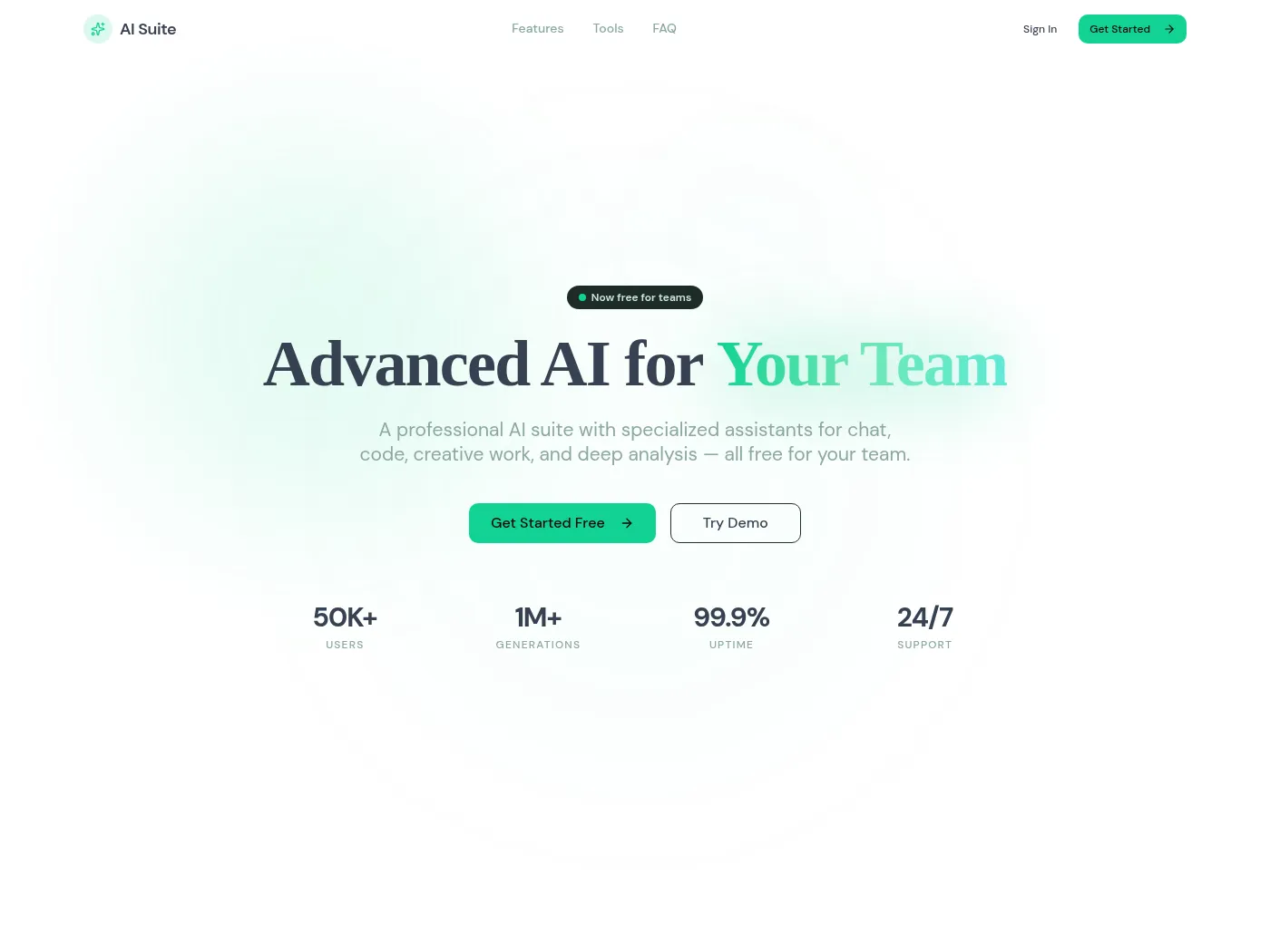 AI Suite Free Web App
