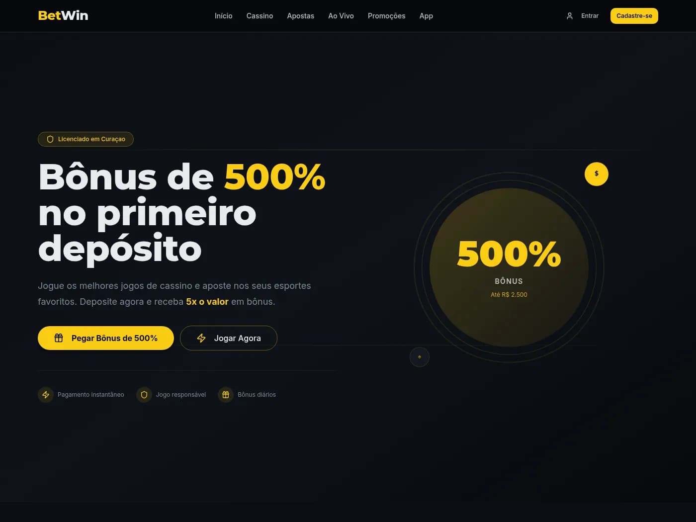 BetWin Casino Platform