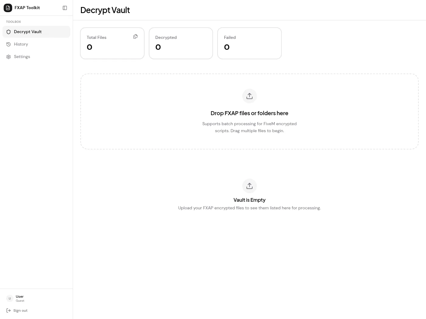 FXAP Decrypt Toolkit