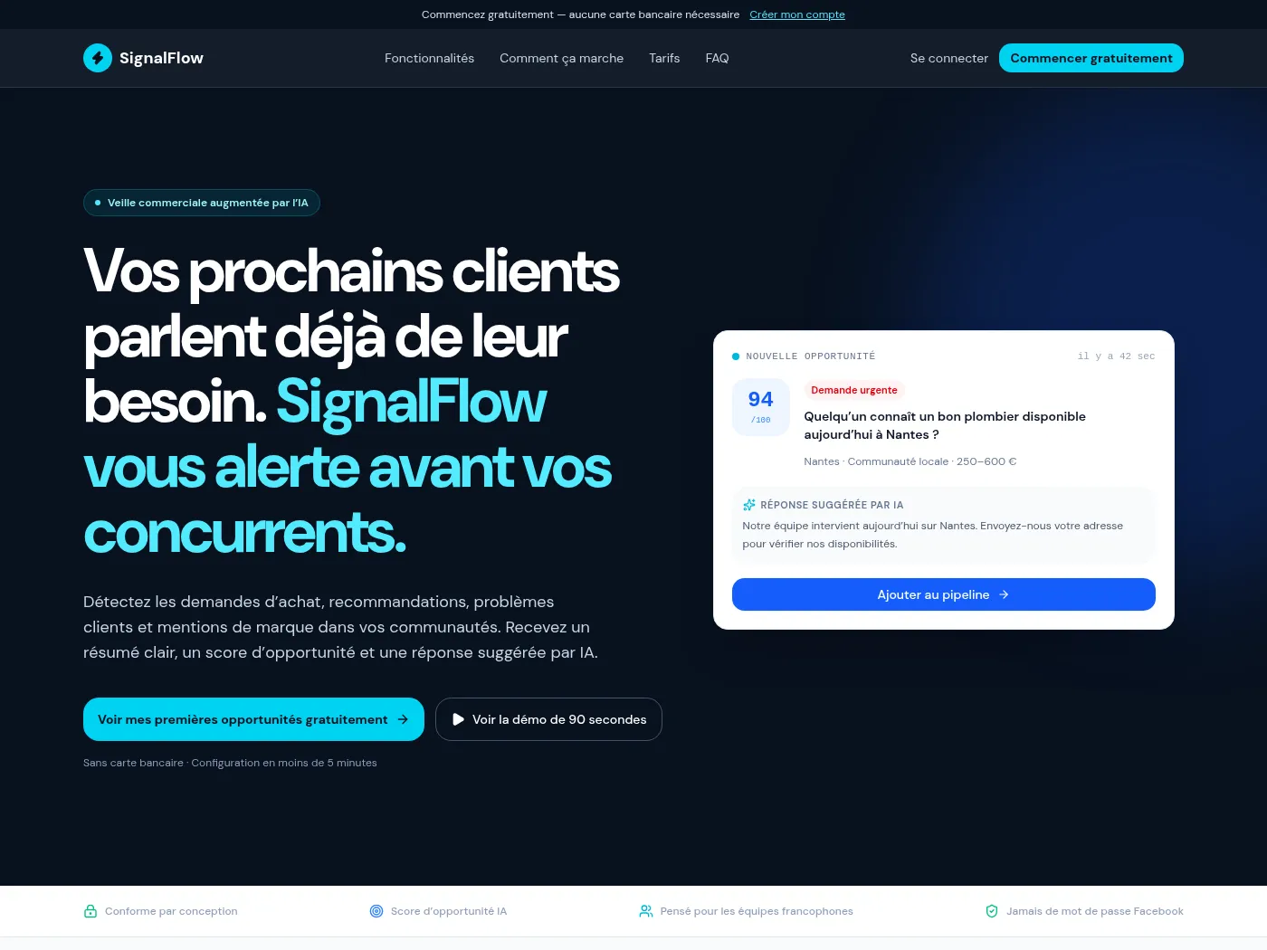 SignalFlow SaaS Opportunity AI