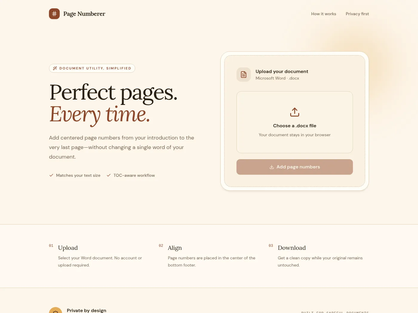 Auto Page Numberer