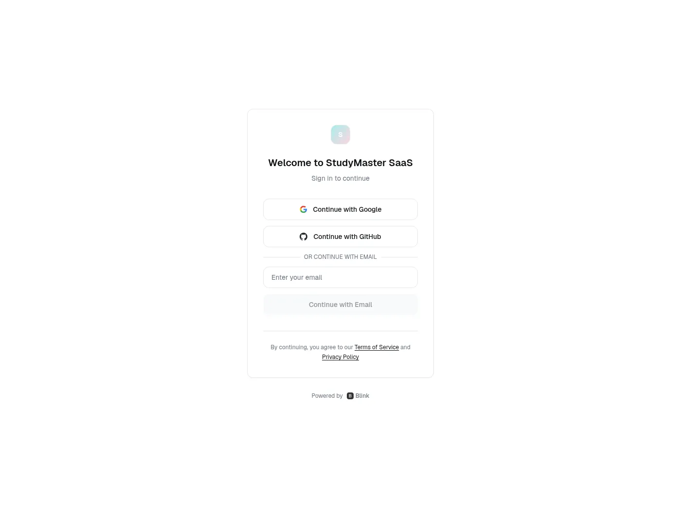 StudyMaster SaaS