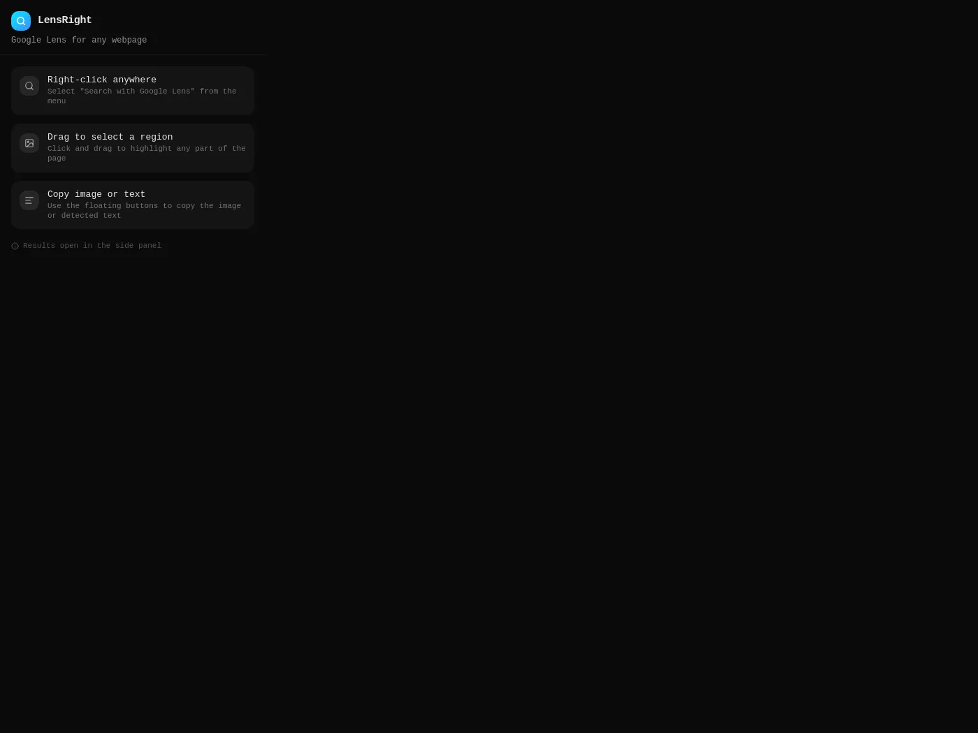 LensRight Firefox Extension