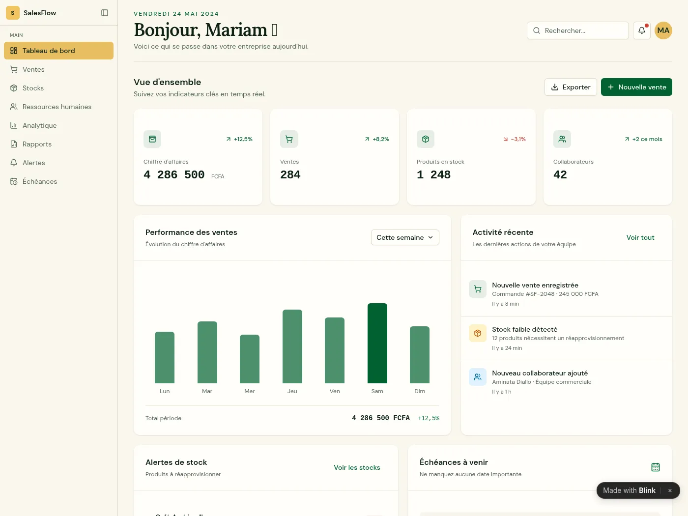 SalesFlow Manager