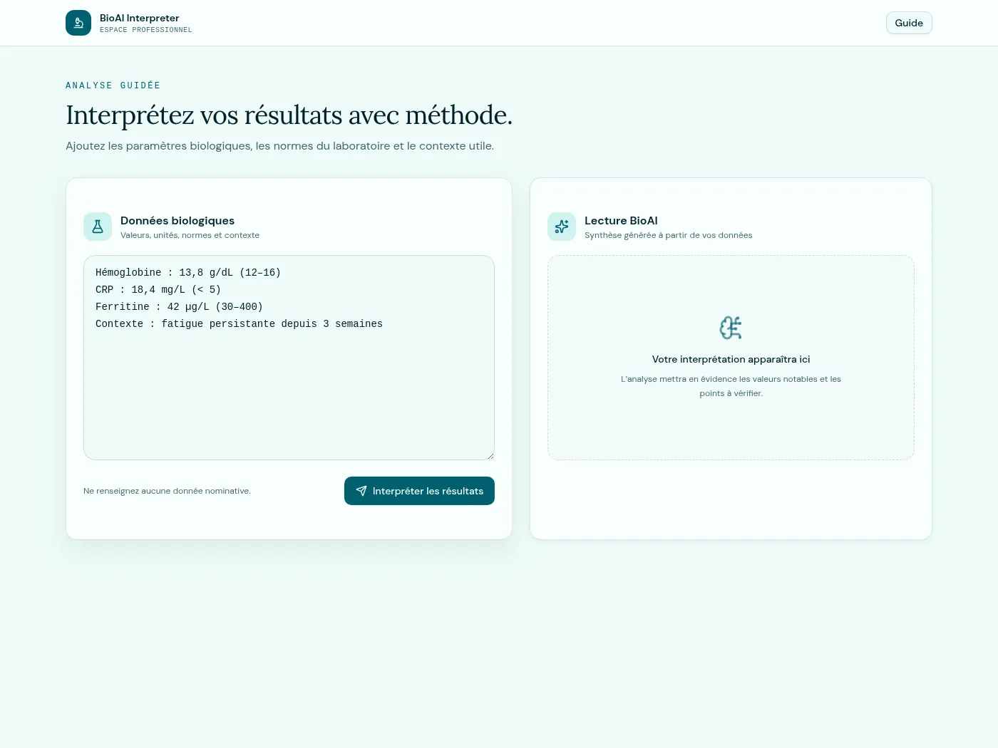 BioAI Interpreter