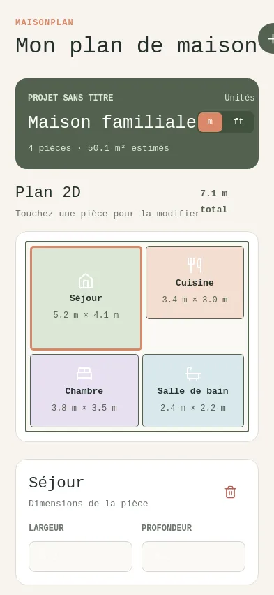 MaisonPlan Mobile