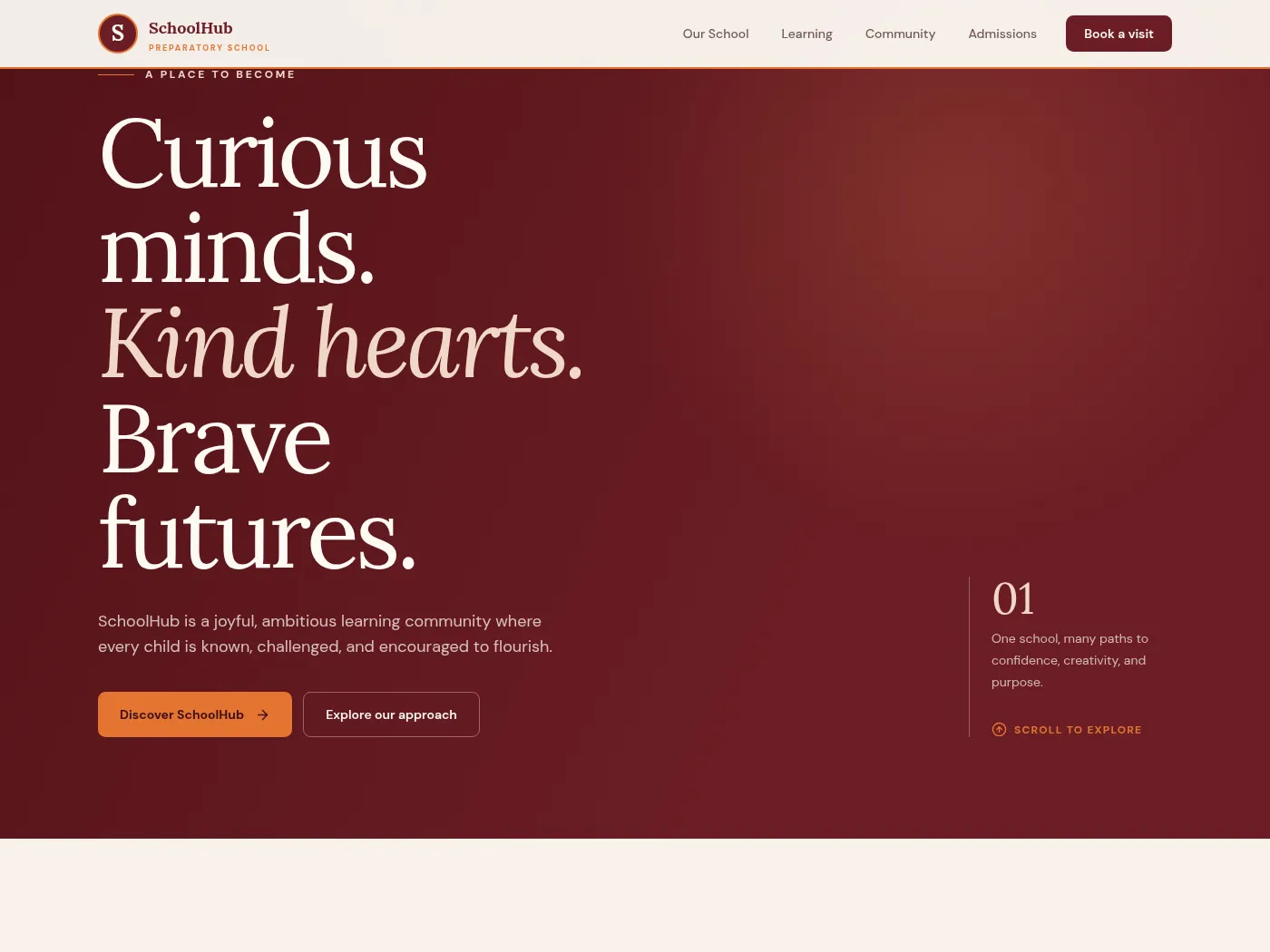 SchoolHub Website