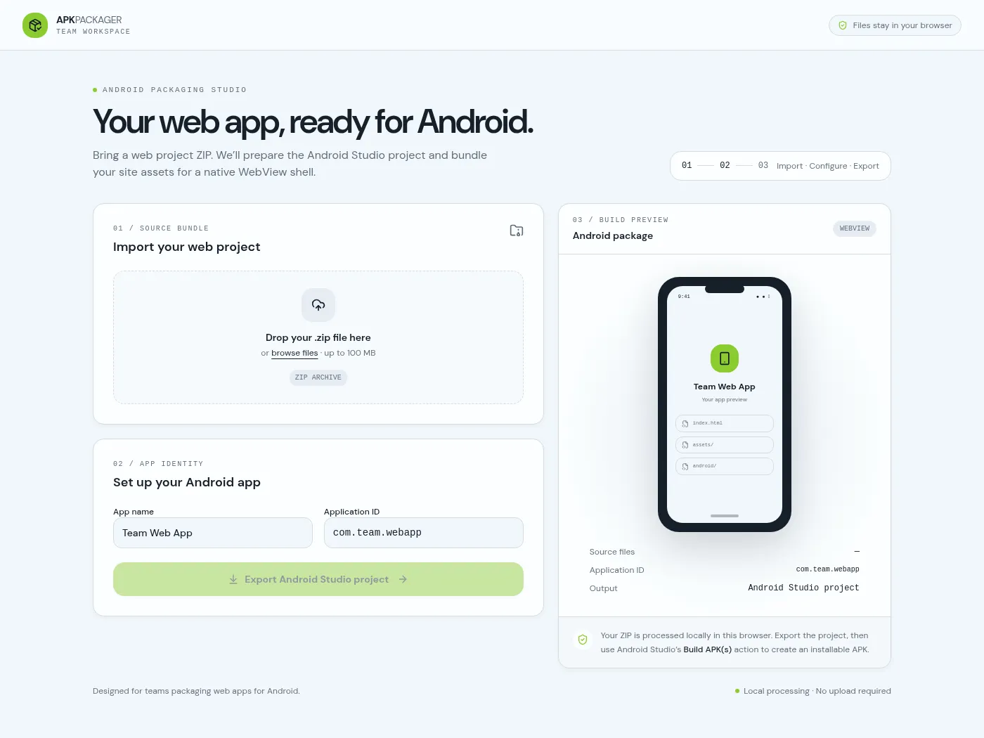 APK Packager Pro