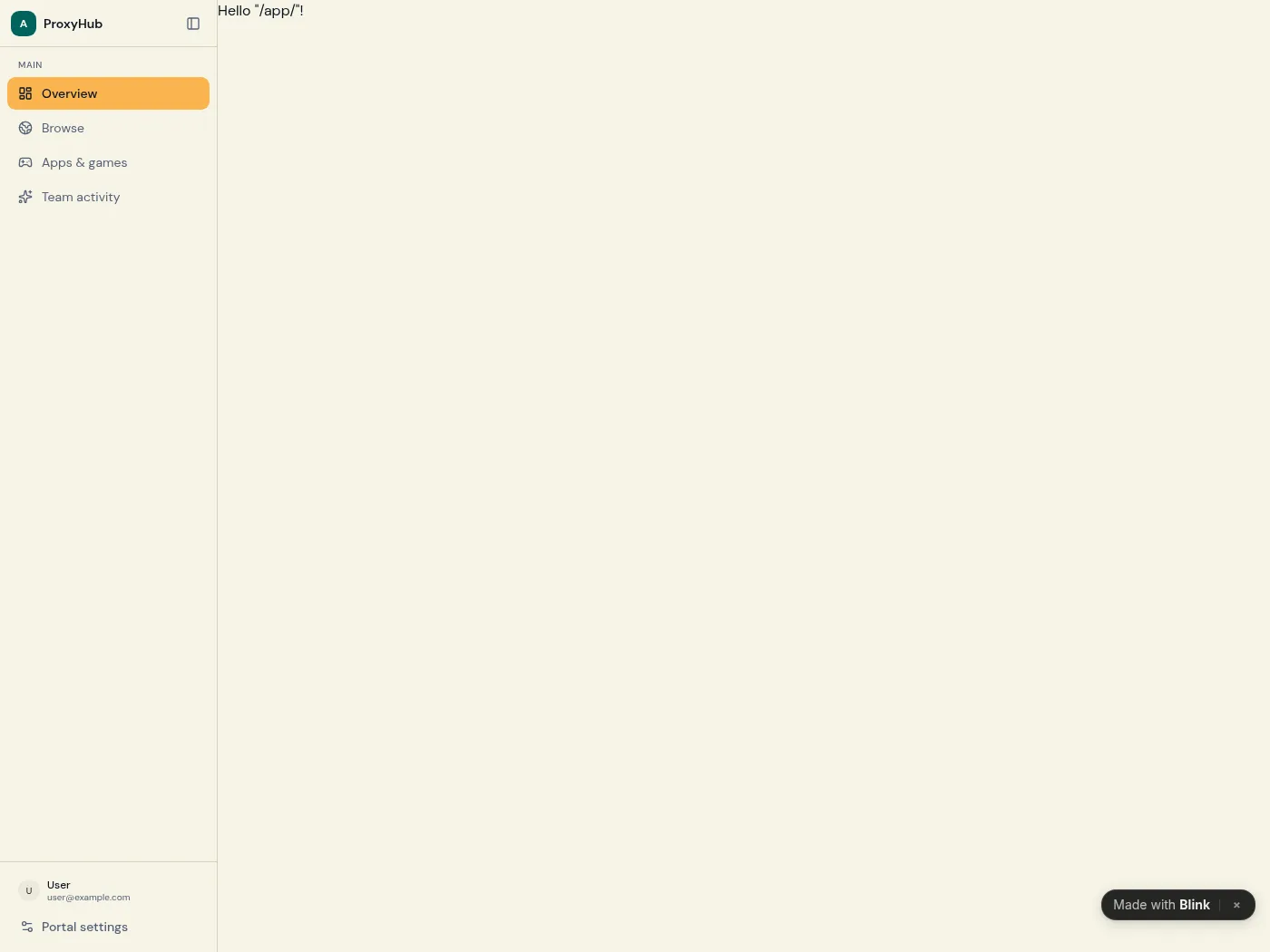 ProxyHub Portal
