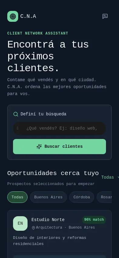 C.N.A Client Finder App