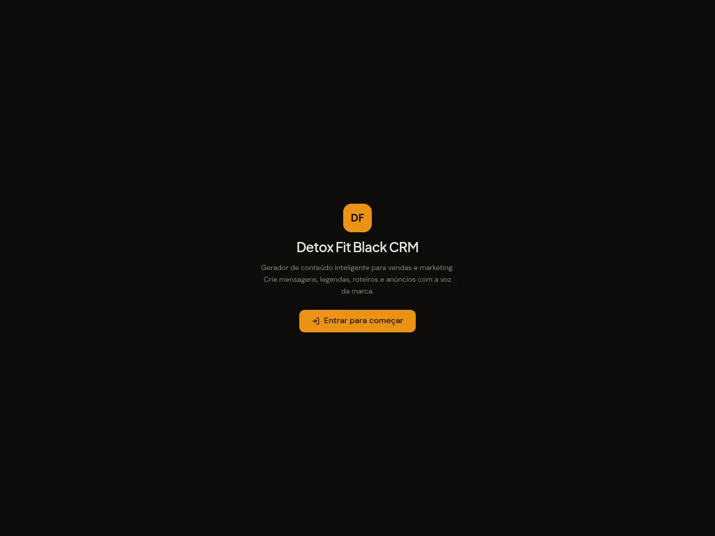 Detox Fit Black CRM