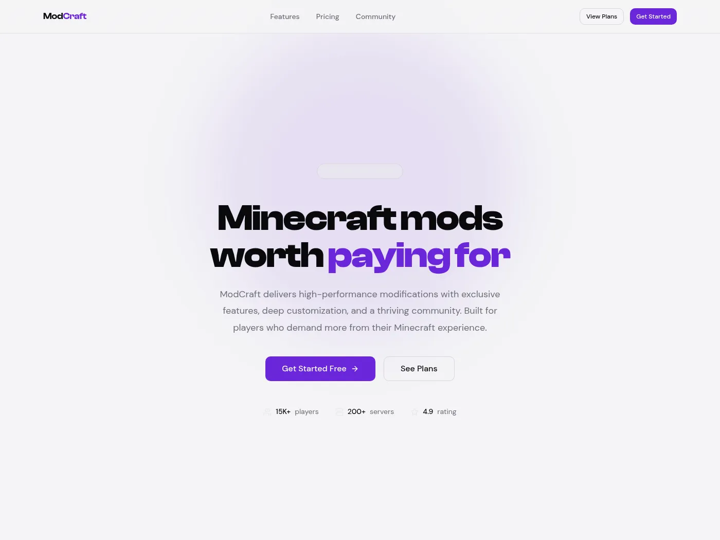 ModCraft Premium Portal