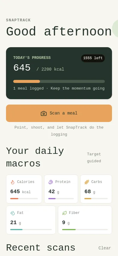 SnapTrack Nutrition