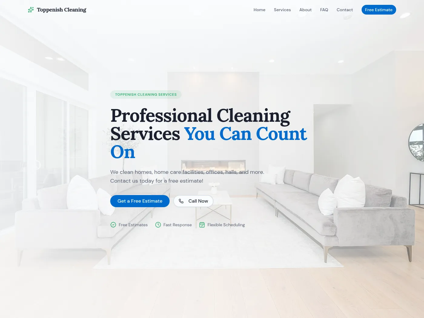 Toppenish Cleaning Site