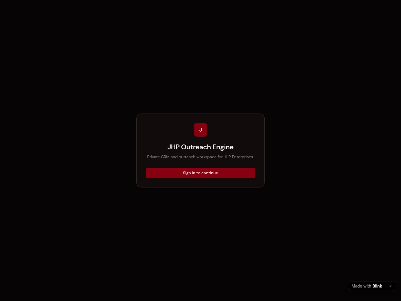 JHP Outreach Engine