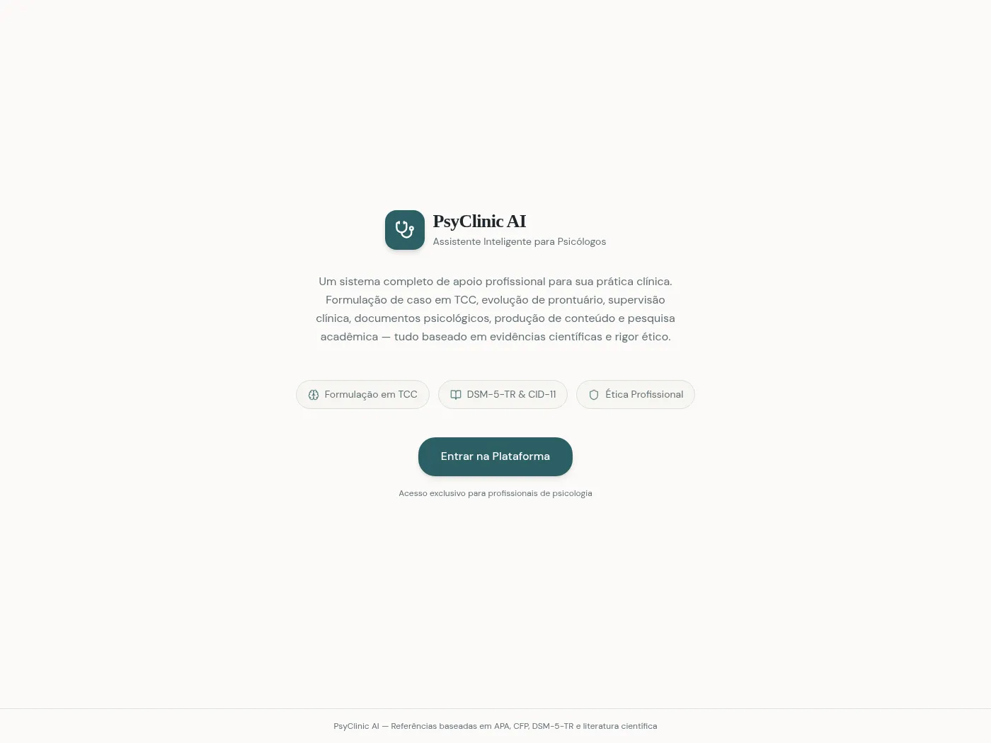 PsyClinic AI Assistant