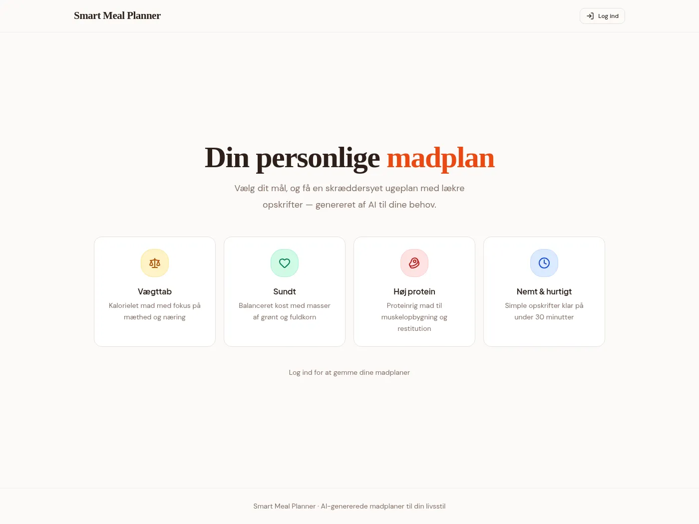 Smart Meal Planner