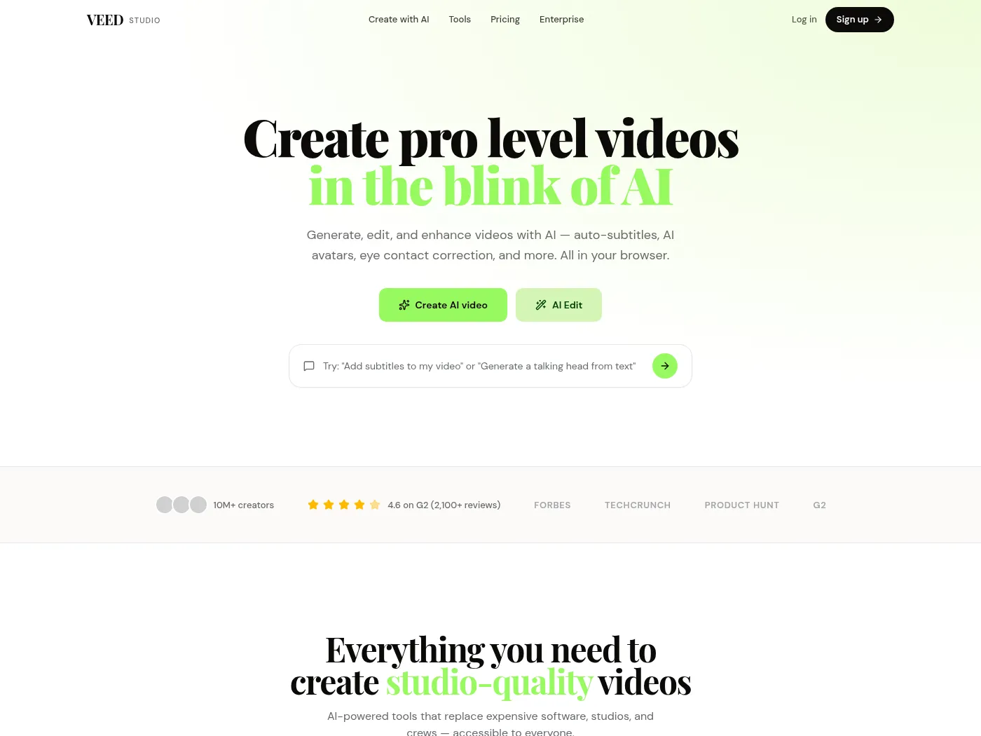 Veed.io Next-Gen Studio