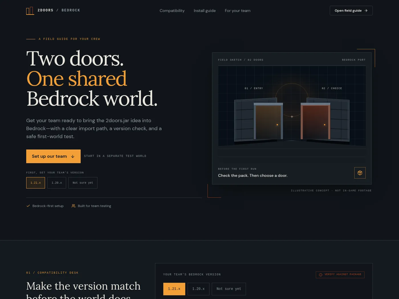 2Doors Bedrock Add-On