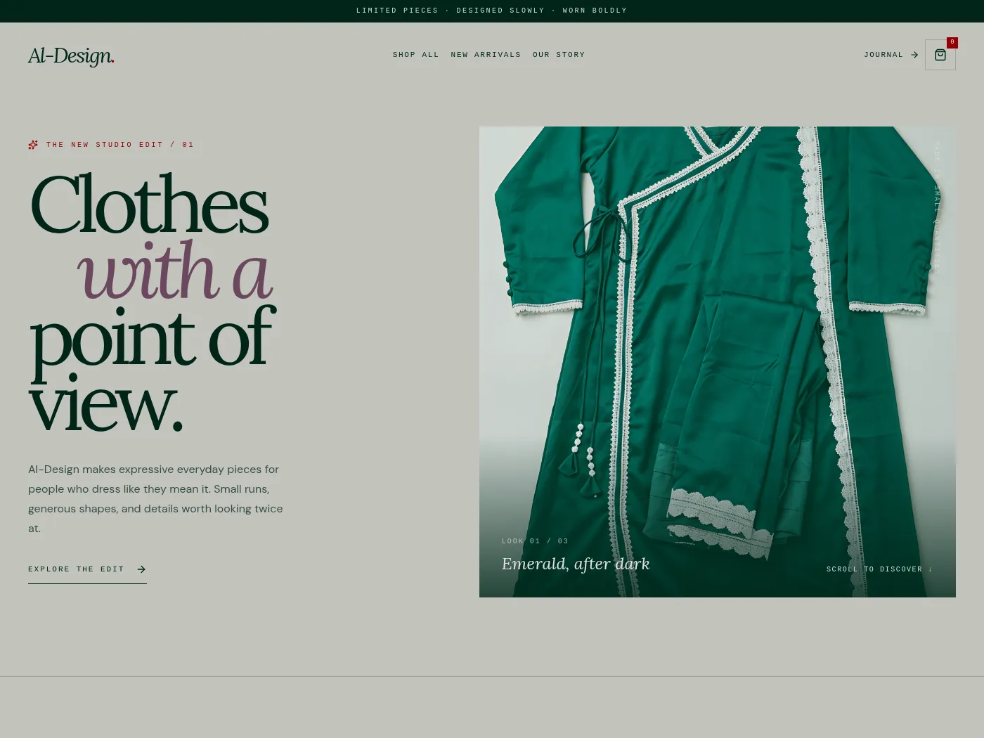 Al-Design Interactive Shop