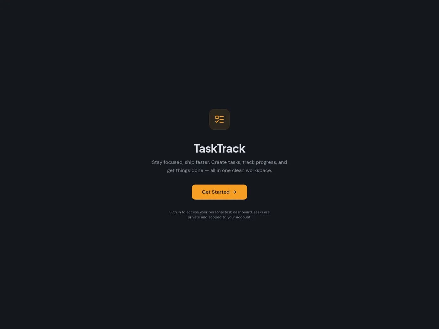 TaskTrack Web App