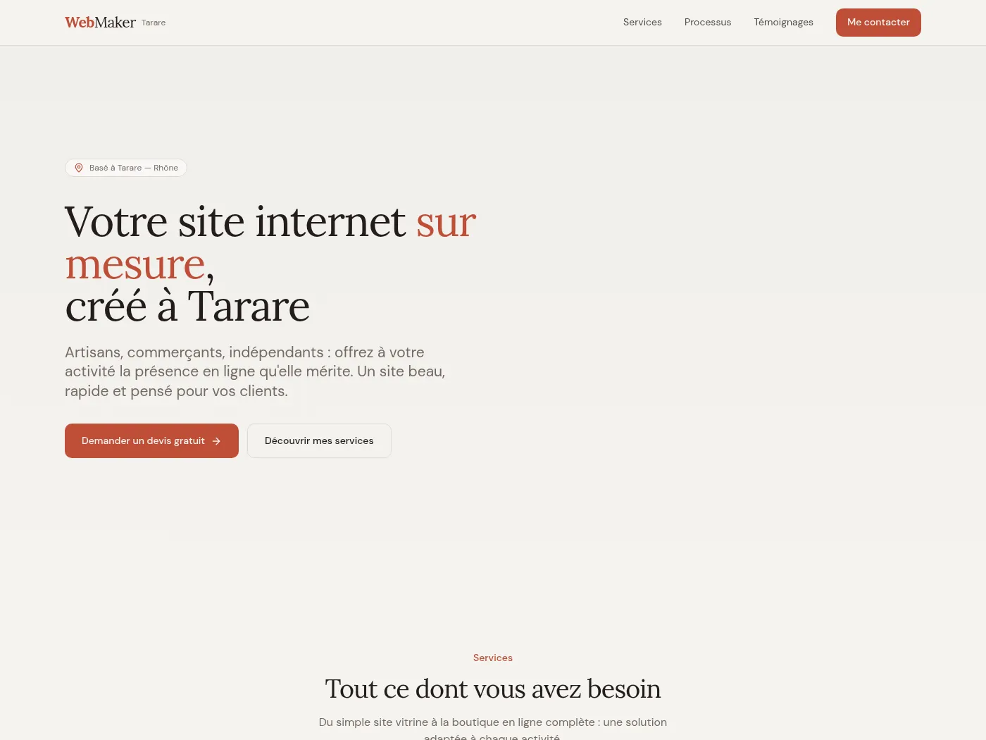 WebMaker Tarare