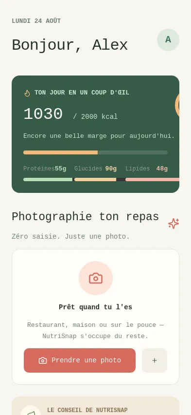 NutriSnap Coach